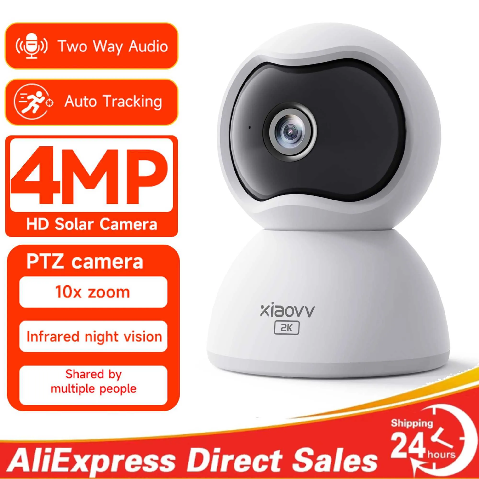 Smart Auto Tracking 4MP WiFi IP Indoor Ptz Camera Hikvision For Baby ...