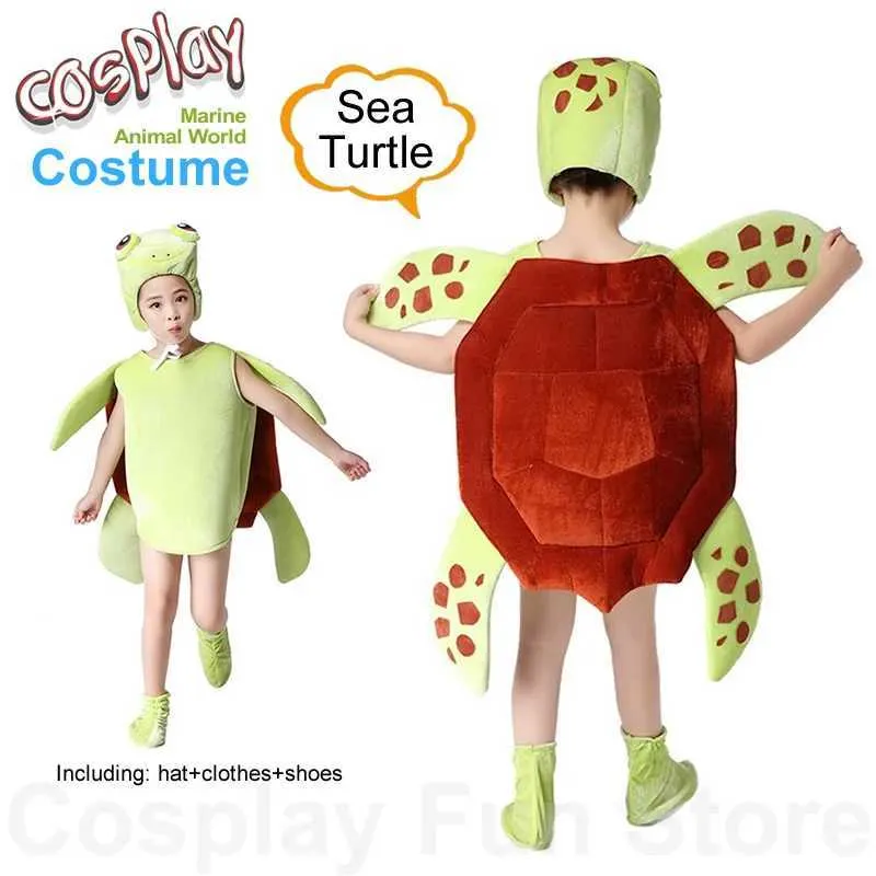 Kids' Sea Creature Costume Set - Adorable Marine Animal Outfit with Hat ...