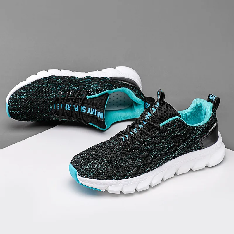 5 Estrellas Chaussures De Course Pour Hommes Bouchant À Mouche Tricot ...