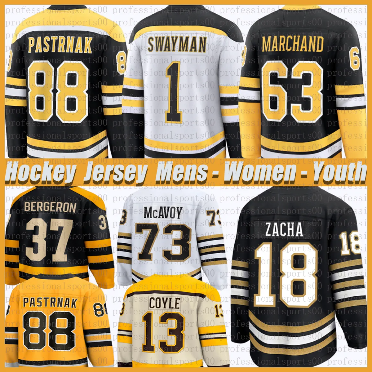 88 David Pastrnak Bostons Hockey Jersey Bruins Jersey Brad Marchand ...