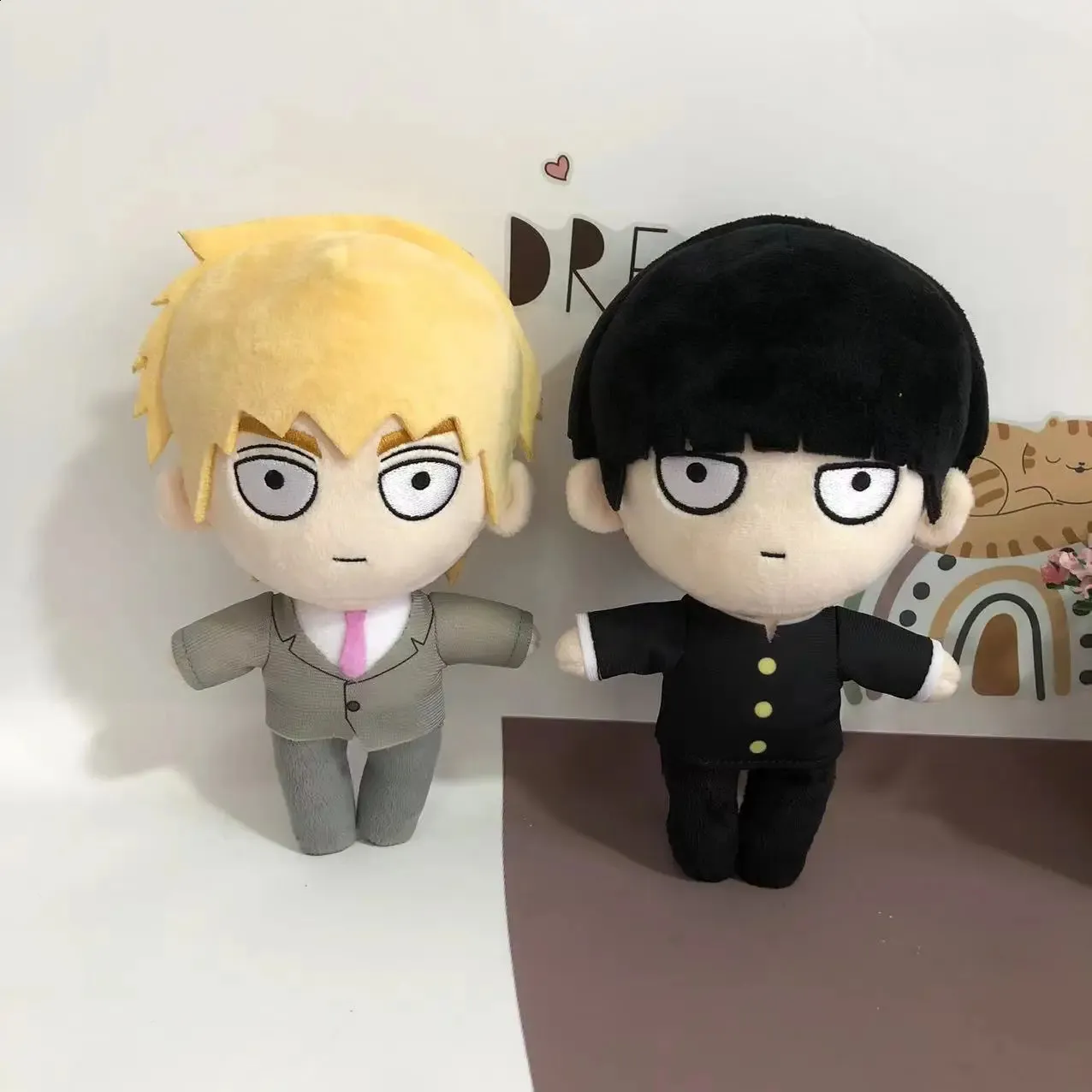 Mob Psycho 100 Plush Doll 20cm Soft Stuffed Arataka Kageyama Shigeo ...