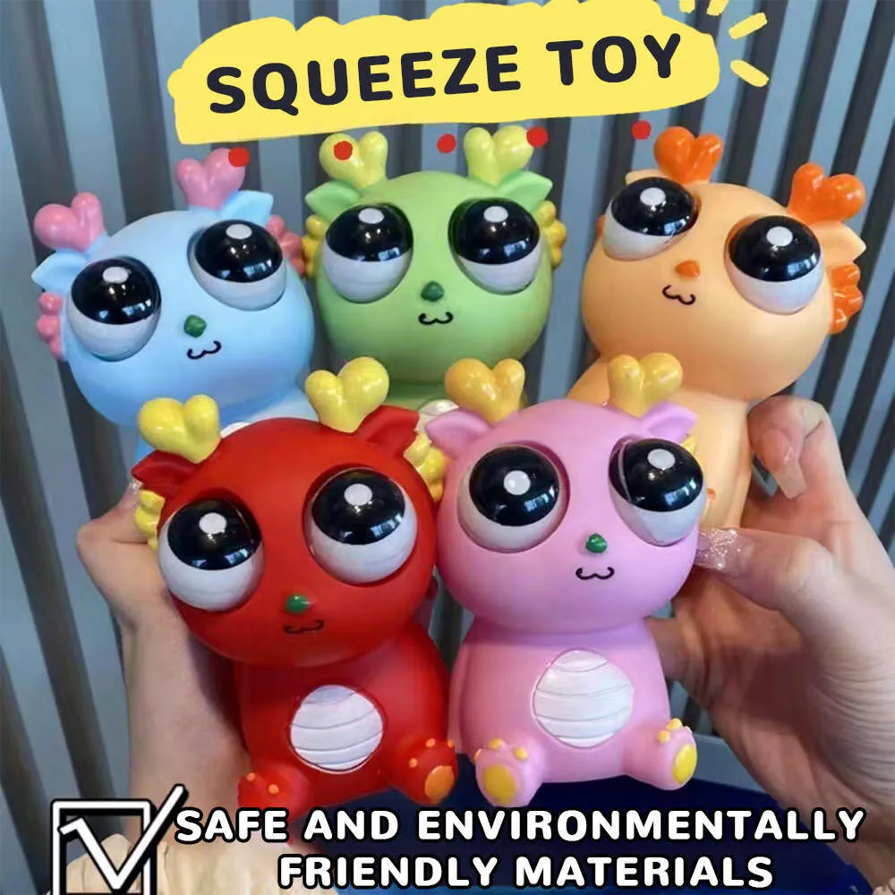 Creative Explosive Dragon Dinosaur Decompression Toy Joy Squeezing ...