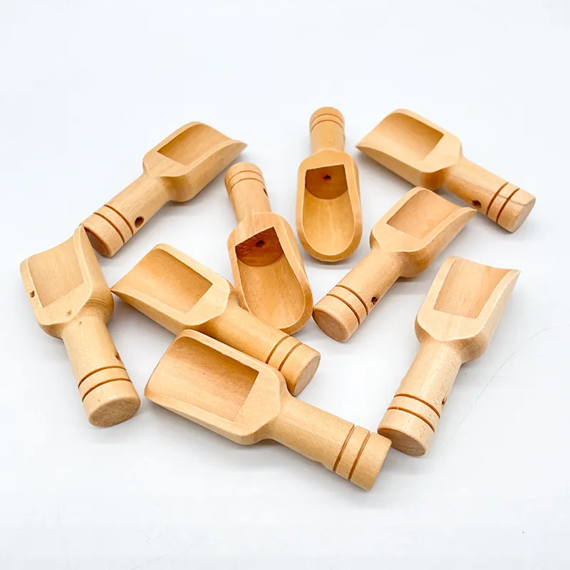 Mini Wooden Scoop Spoons Set - Perfect for Coffee, Tea, Sugar, and ...