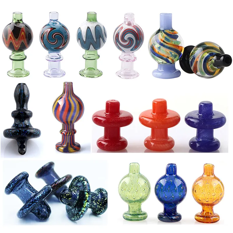 Smoking Accessories 7 Style US Color Glass Carb Cap 25/26/27/28/30mmOD ...