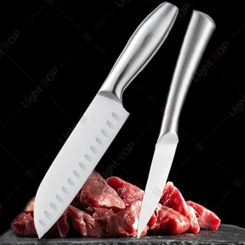 Japanese Small Santoku Knife Berndes Stainless Steel Professional Chef ...
