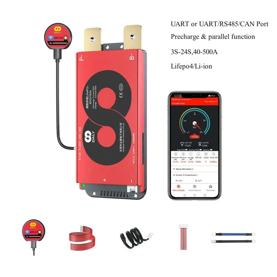 DHgate.com:DALY 14S 48V Smart BMS Battery Protection System - 40A to ...