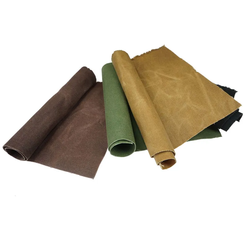 Waterproof Waxed Army Duck Canvas Fabric By The Yard 100% Cotton DIY ...