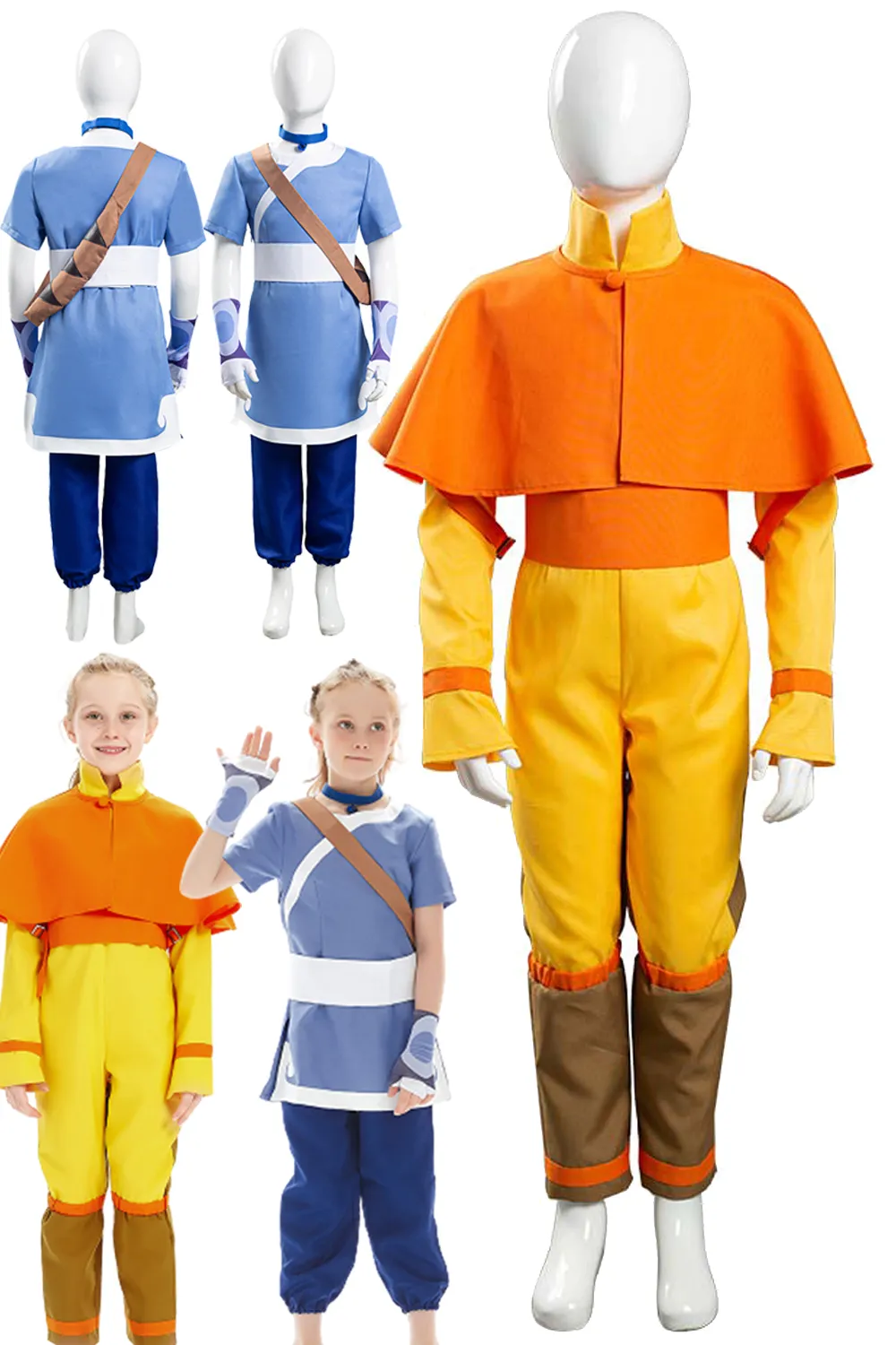 Aang Katara Cosplay Kids Costume, Role Play Cartoon | DHgate