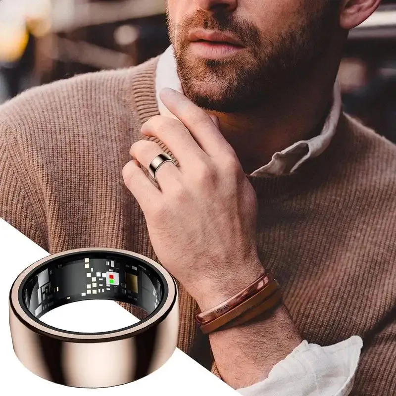 Waterproof Smart Ring Health Tracker - Heart Rate, Sleep Monitoring ...