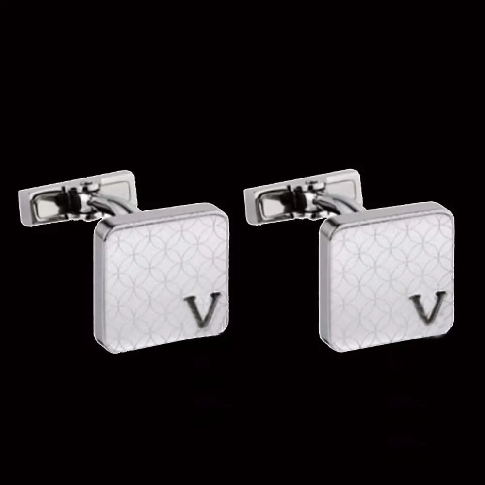 Designer Letter Shaped Cufflinks For Men French... From Fashionyq, $17. ...