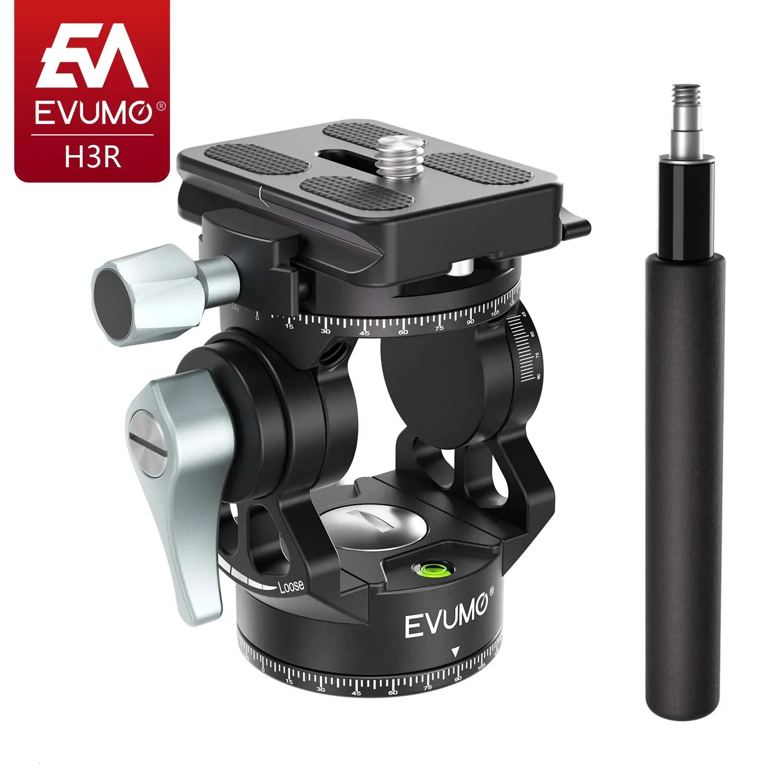 Lightweight Panoramic Camera Head with Arca Swiss Quick Release Plate ...