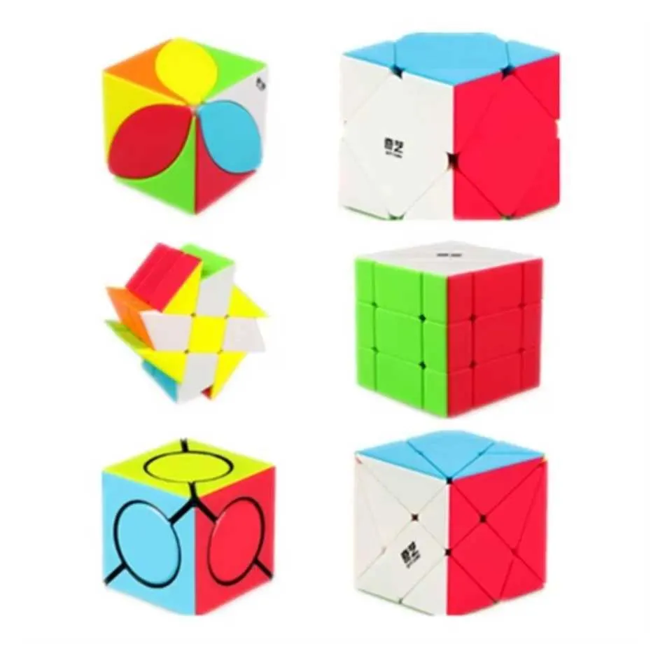 Stickerless Speed Cube Puzzle Toy - 2x2 & 3x3 Magic Cube for Kids ...