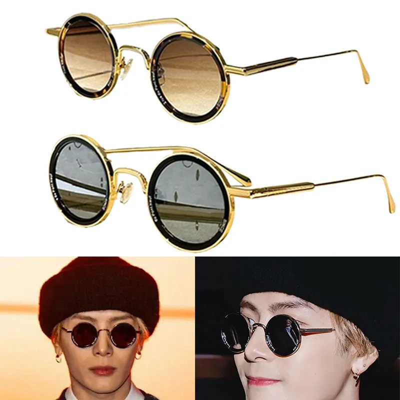 Delicate Compact Super Vision Metal Round Sunglasses 2223U Outdoor ...