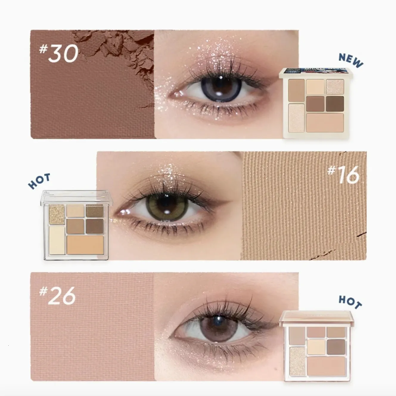 Judydoll Play Fun Seven-Color Combination gold plate for Eye Shadow ...