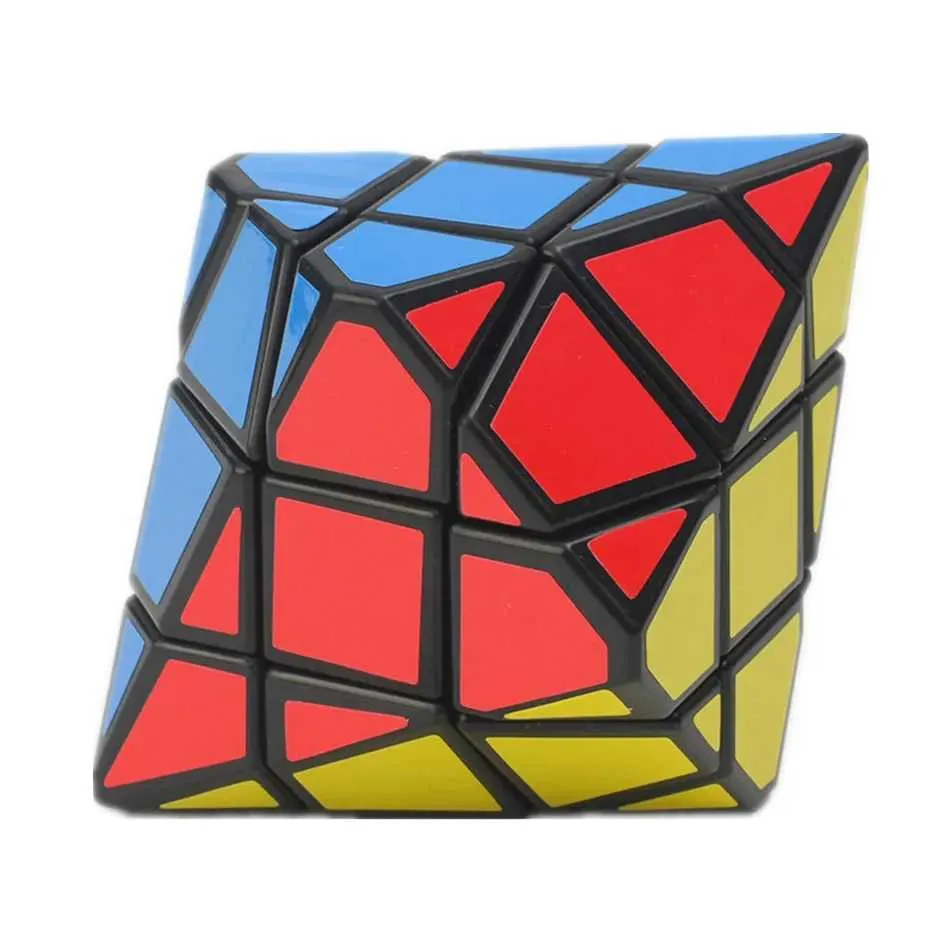 3x3x3 Hexagonal Pyramid Cube Puzzle - 6-Sided Magic Cube Toy for Kids ...