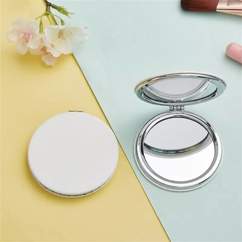 Foldable Makeup Mirror Mini Square Double-sided Portable Magnifying ...