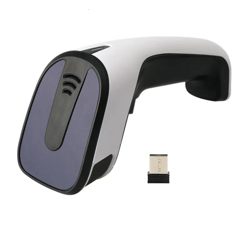 Wireless Red Light Scanner Barcode QR Code Gun - 1D 2D Fast Recognition, Built-in Battery from ...