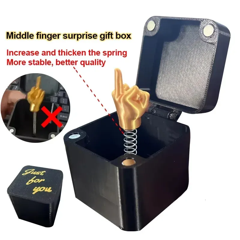 3D Printed Middle Finger In-Box - Creative and Funny tree crafts for ...