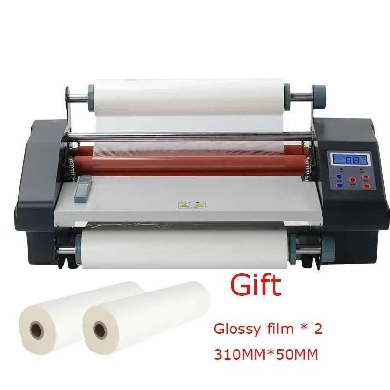 A3+ Four Roller Laminating Machine - Hot & Cold Laminator with 2 Gloss ...