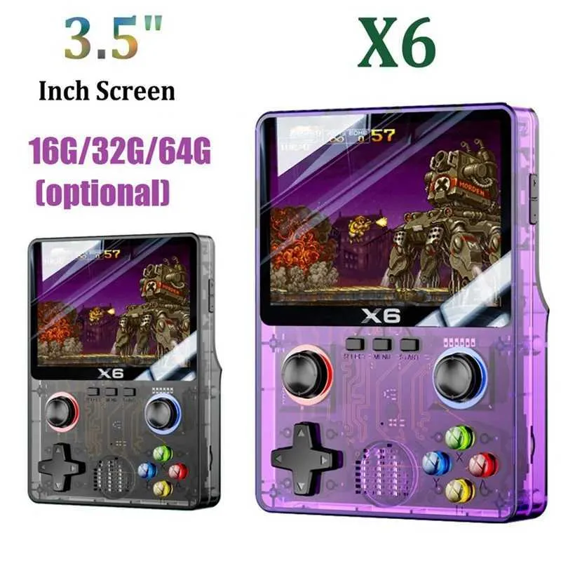 X6 Retro Best Handheld Game Console Portable Handheld Game Player With ...