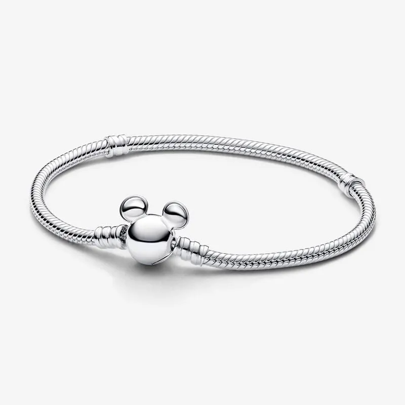 925 Sterling Silver Mouse Clasp Moments Snake Chain... From Luxuryaaa ...