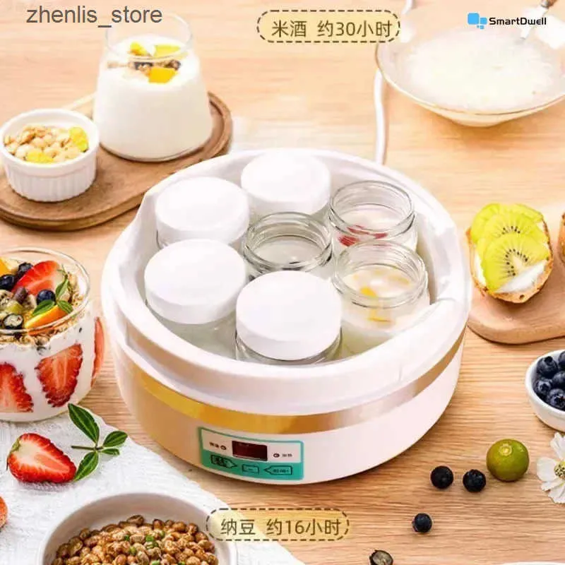 Automatic Yogurt Maker - Large Capacity, Makes Rice Wine & Natto ...