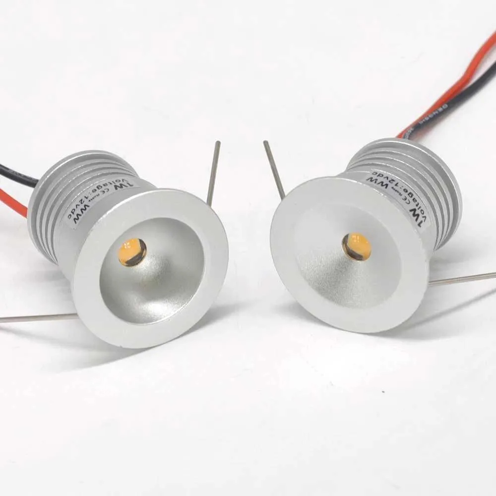 Small LED Spotlight 1W 12V Dimmable Light Bbs IP65 Staircase Cabinet ...