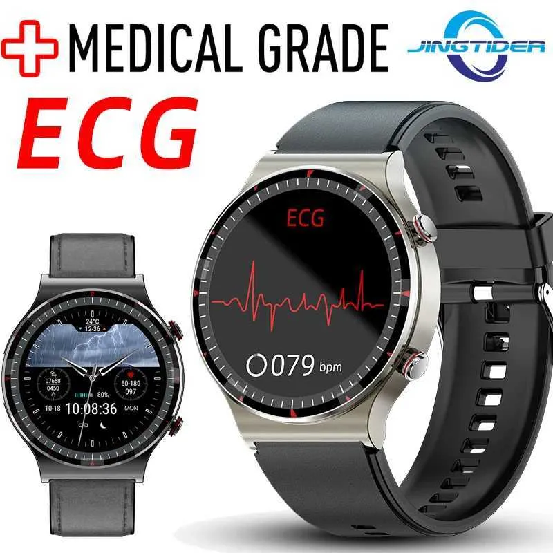 Medical Grade Ecg Smartwatch With 24 Hour PPG+ECG Monitoring, Heart ...