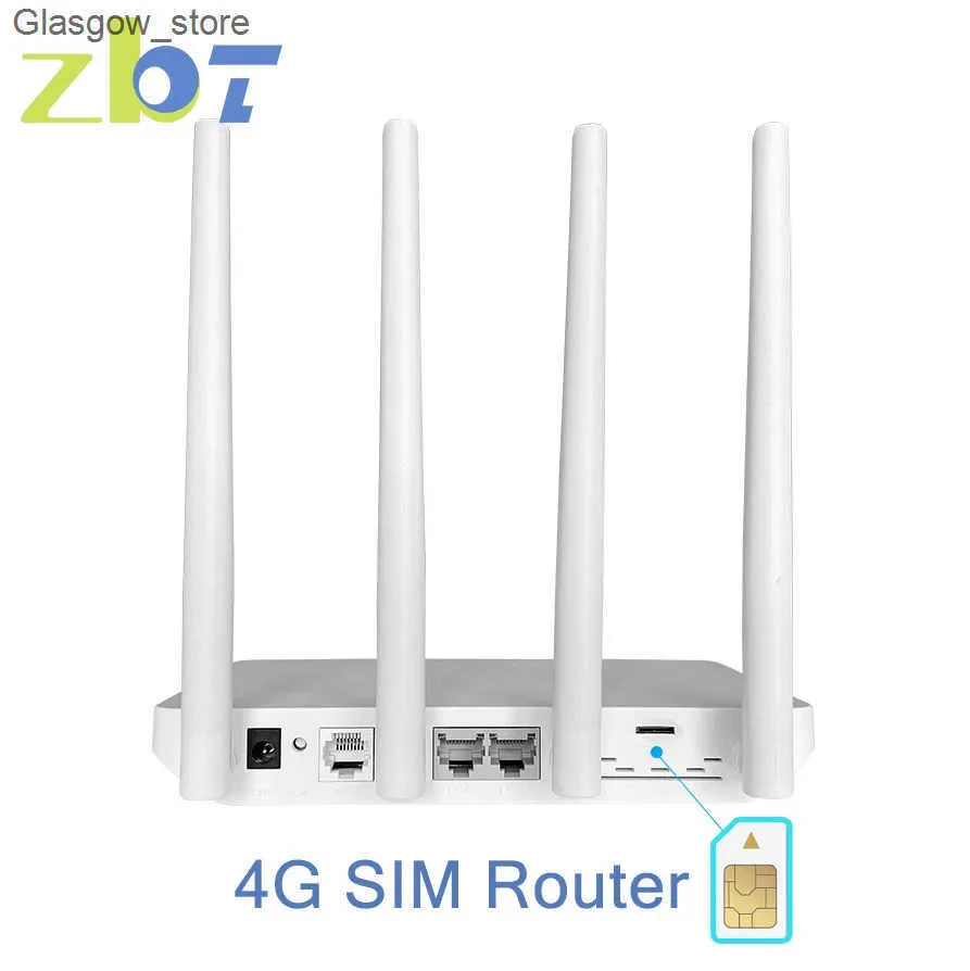 4G LTE WiFi Router with Dual Band 2.4GHz & 5GHz - 300Mbps & 1200Mbps ...