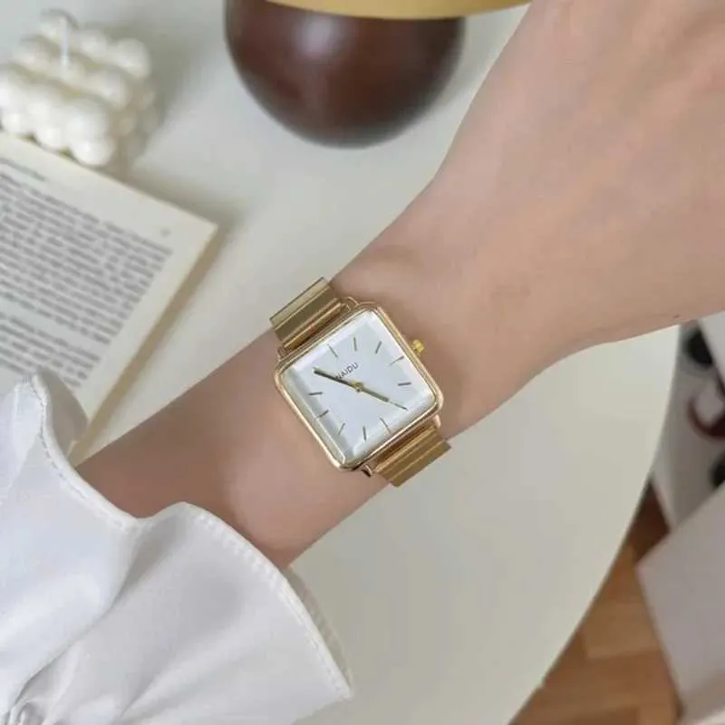 Luxury Adjustable Stainless Steel Longines Quartz Gold Watch For Women ...