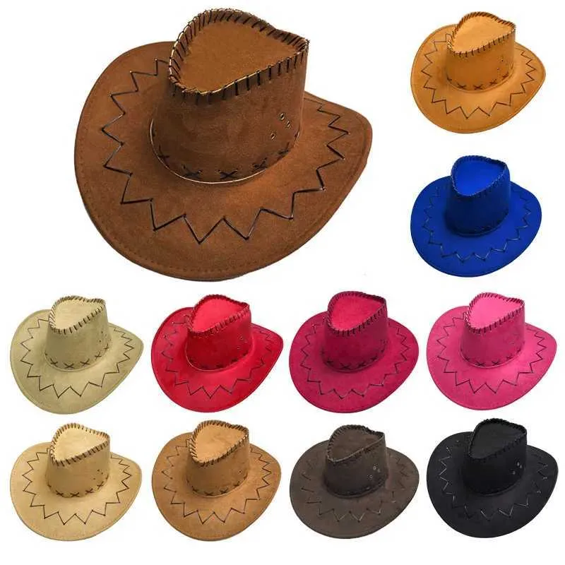 Mens outdoor sun hats wide brim cowboy hats silk material sun ...