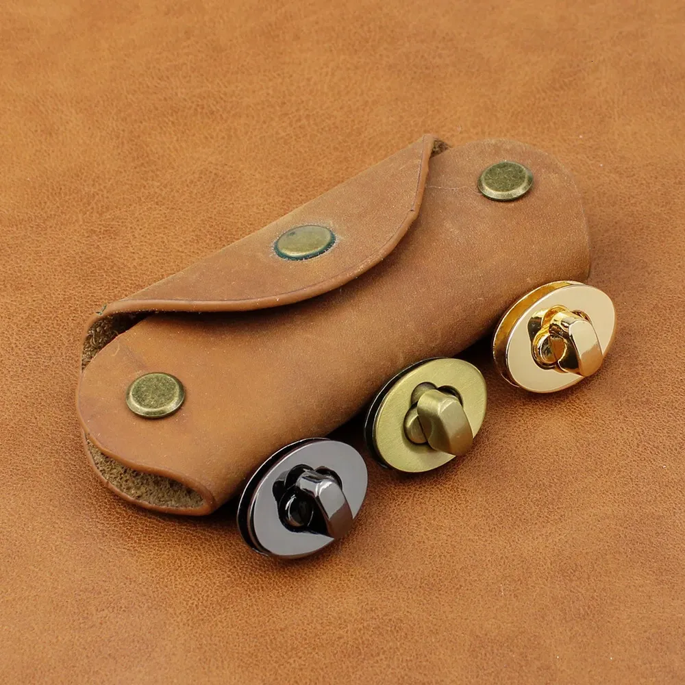 2.3CM Mini Oval Twist Lock Metal Closure Buckle for Purse Wallet Womens ...