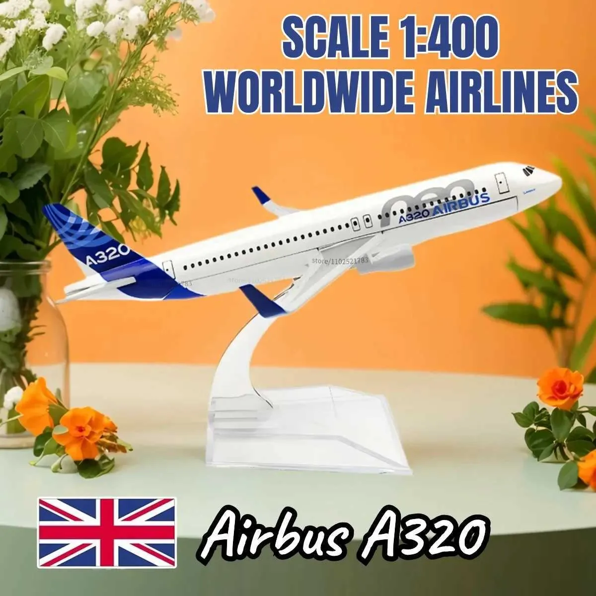 1:400 Word Scale Boeing Airbus Replica Plane Model Boutique Aviation ...