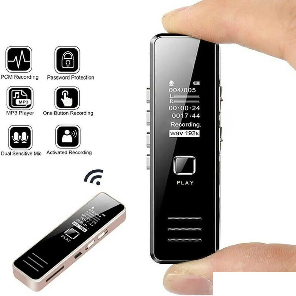 Professional Rechargeable Digital Mp4 Voice Recorder With 32GB Playback ...