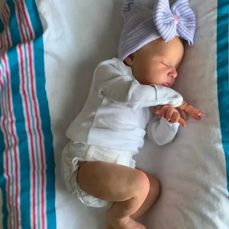 Handmade Reborn Baby Doll Laura - 21 Inch Preemie Newborn Realistic ...