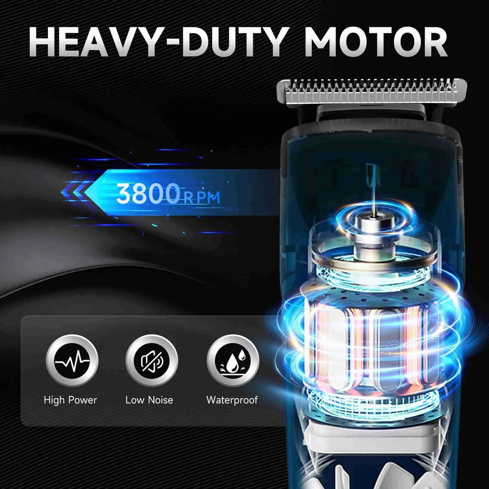 Professional 5 In 1 Electric Electric Hair Shaver And Shaver For Men ...