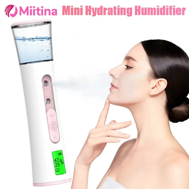 Nano Facial Steamer USB Portable Hydrating Nanometer Mist Cold Spray ...
