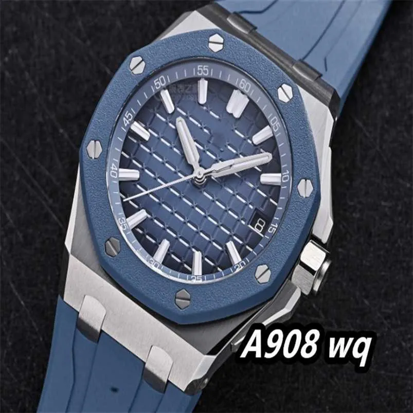 Luxury Swiss CALIBRE 4302 Ap Chronograph Blue Dial With Twelve Digit ...