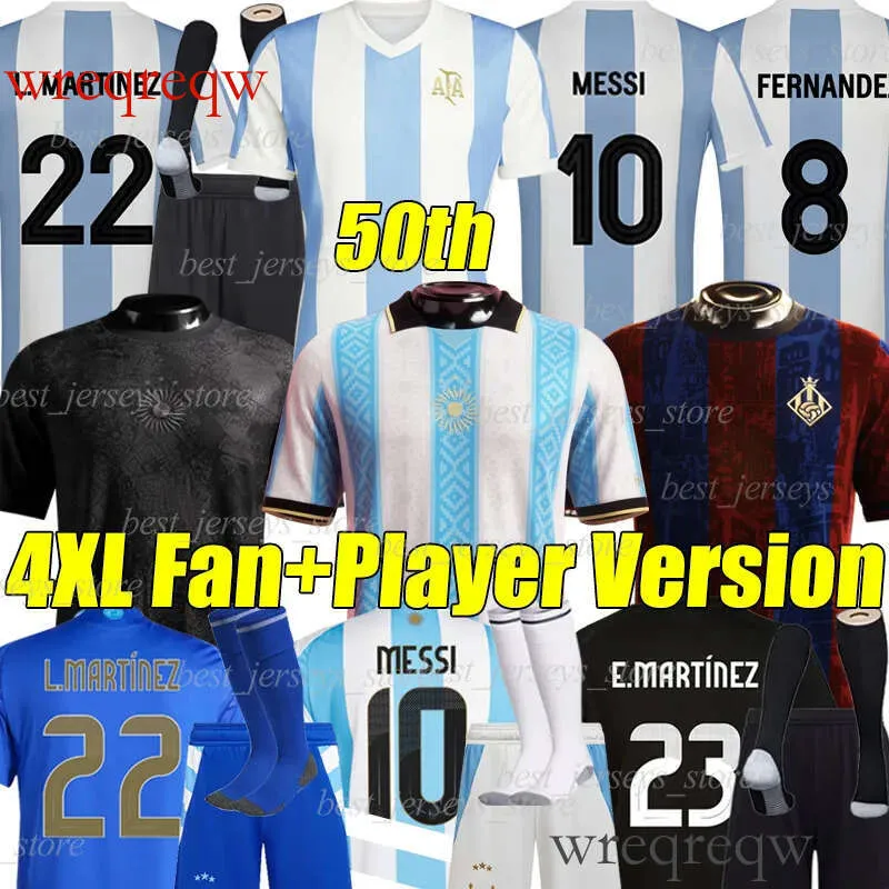 Argentina 50th Anniversary Argentina Soccer Uniform Set MARTINEZ DI ...