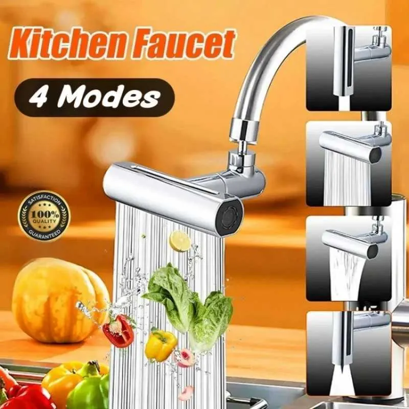 Multi-Functional Kitchen Sink adapter for faucet with Splash-Proof ...