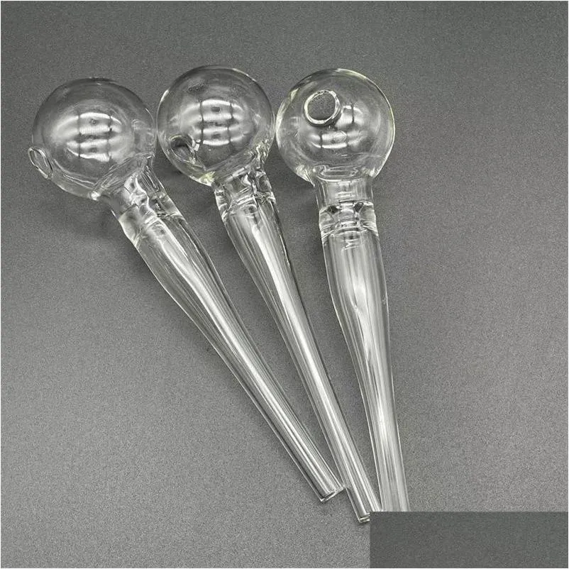 Smoking Pipes Hookah Design Pyrex Glass Big Thick Oil Burner Pipe Clear ...