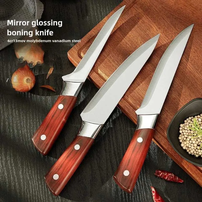 Y241227 Stainless Steel Meat Cutting Knives Kitchen Knife Set For Pork ...