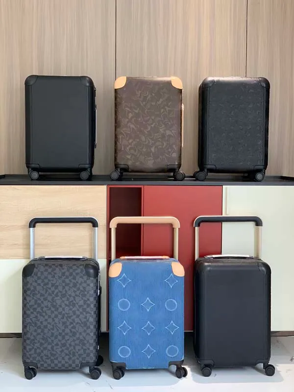 Designer Rolling Suitcases Leather Corner Carry On... From Highquality ...