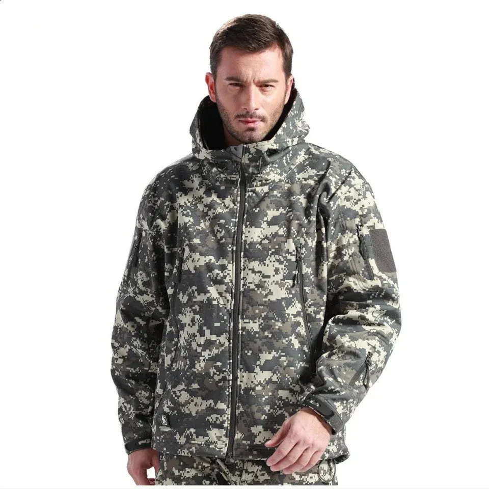 Tactical Camouflage Military Wildcraft Jackets For Men For Men Soft ...