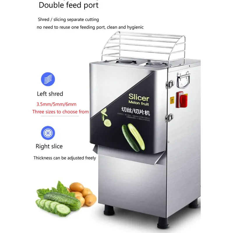 Commercial Electric Vegetable And Fruit Elegoo Slicer With Adjustable ...