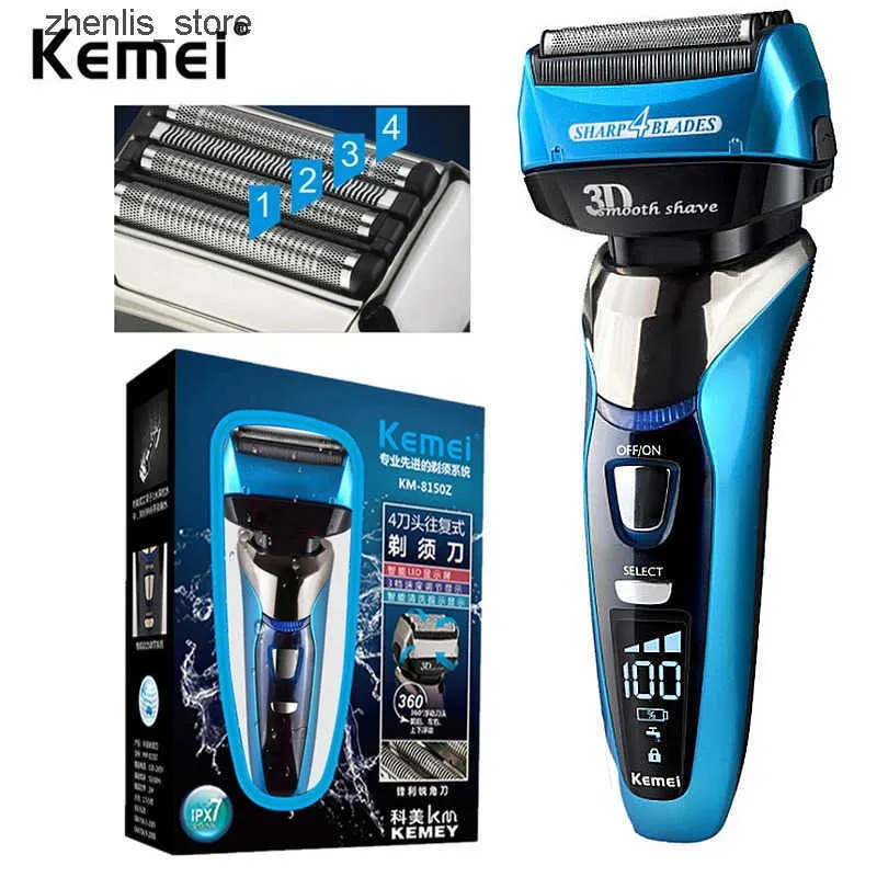 Kemei KM 8150 Electric Kemei Foil Shaver Wet/Dry, 3 Speeds ...