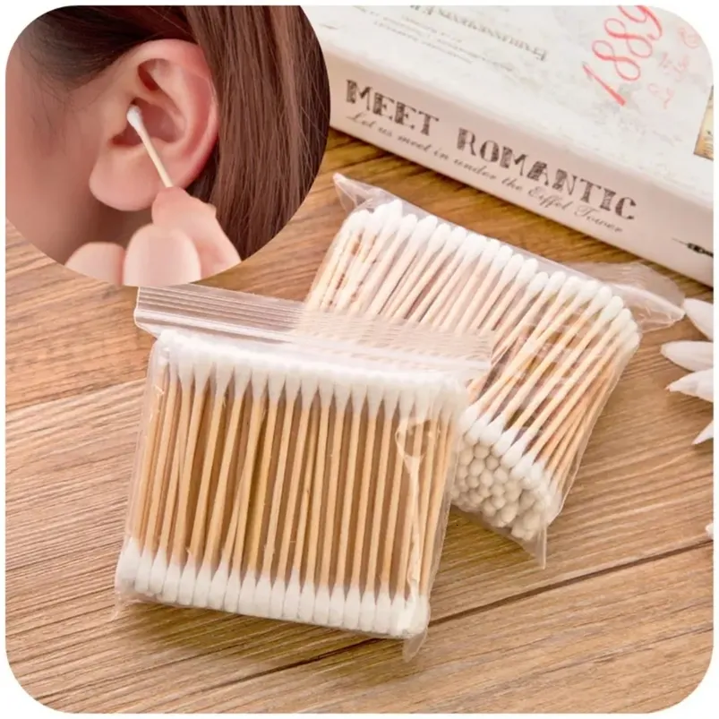 Soft 100% Cotton Ear Cleaning Swabs - Disposable, 241226 Count, Gentle ...