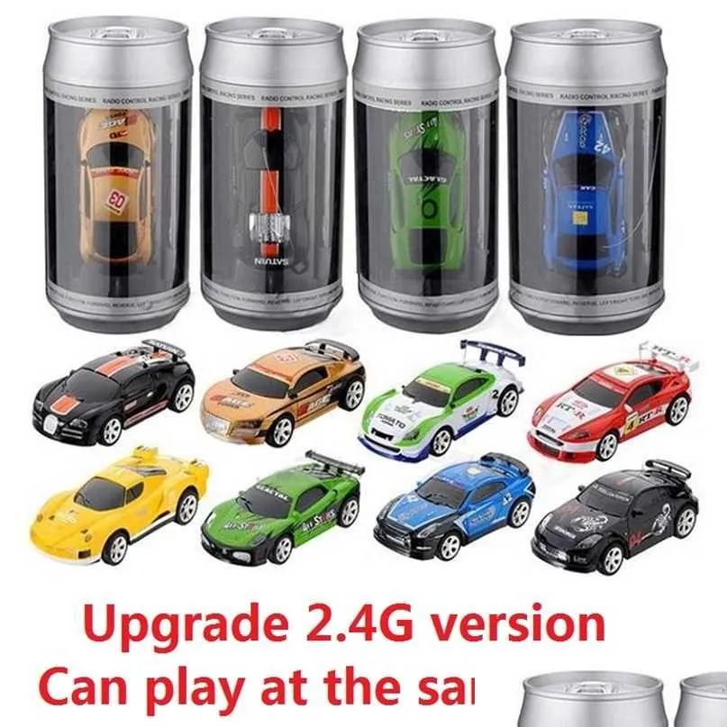 Mini Rc Mini Racers Upgrade 24Ghz, 20Km/H, Coke Can, Micro Racing Toy ...
