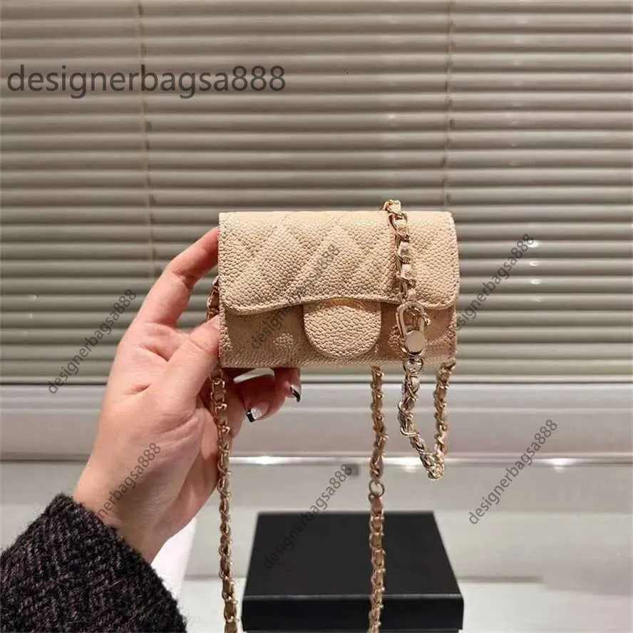 Designer Mini Chain Wallet With Classic Lattice... From ...