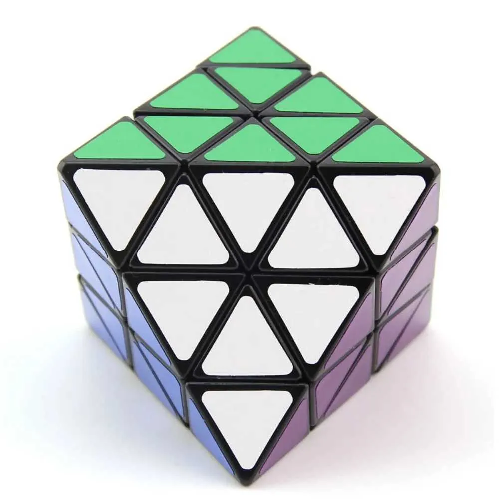 LanLAN 8 Axis Octahedron 3x3 Face Turning Qytoys Speed Cube Educational ...